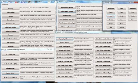 Civil Engineering Design Calculation Software Civil Engineering Software