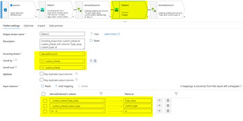 how to allow null arrays via dataflow microsoft qanda