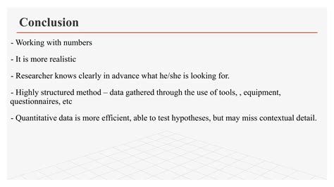 Introduction To Quantitative Research Design Ppt