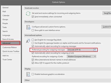some email has garbled characters condition microsoft qanda