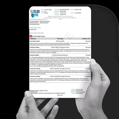 Pharmacogenetics Testing PGX Testing Telos PGX