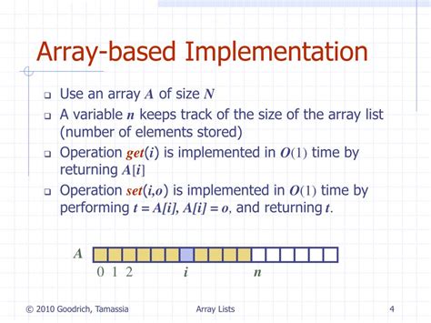 Ppt Array Lists Powerpoint Presentation Free Download Id5508142