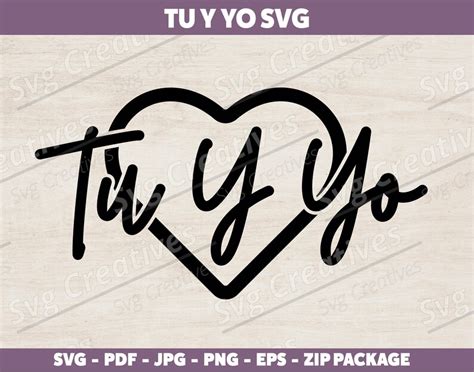 Tu Y Yo Svg Png Pdf Eps Puerto Rico Svg Latin Svg Lyrics Svg Latin
