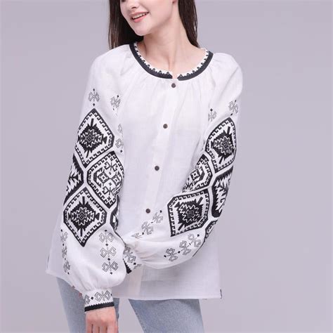 Ексклюзивна жіноча вишиванка з парної колекції 100 льон — цена 3300 грн в каталоге Вышиванки