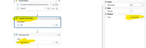 Read Range Gives Only Datatable Text As Output Activities Uipath