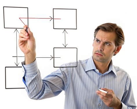 Premium Photo A Man Pointing To The Designated Meeting Problemsolving