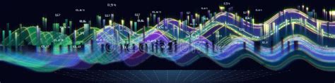 Abstract Background Graph Curved Grid And Lines Data On Dark Technology Graph In Virtual Space