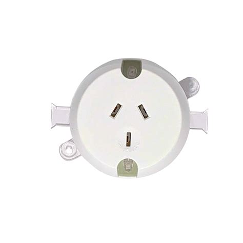 Crown Surface Socket Plug Base 10a Popes Electrical And Data Supplies