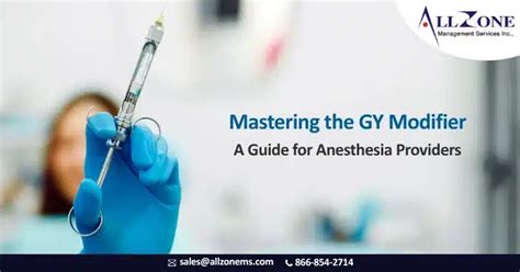 Gy Modifier In Anesthesia Billing A Complete Guide