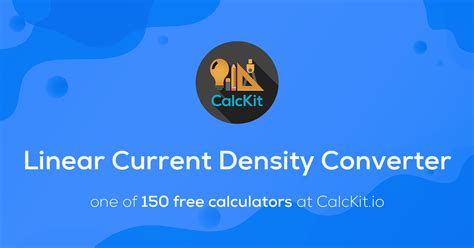 Calckit Linear Current Density Converter