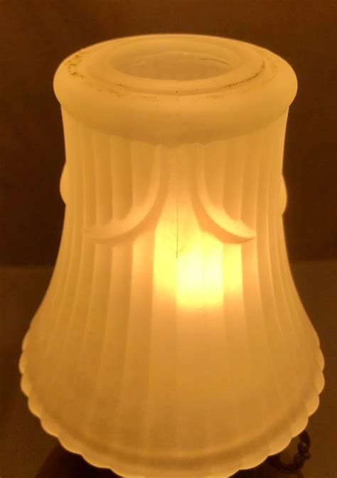 Frosted Glass Cylinder Lamp Shade