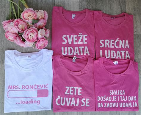 Devojacko Vece Majice Sa Stampom Po Zelji I Razni Detalji Added A New Devojacko Vece