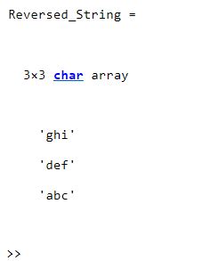 如何在MATLAB中反转字符串 码农参考