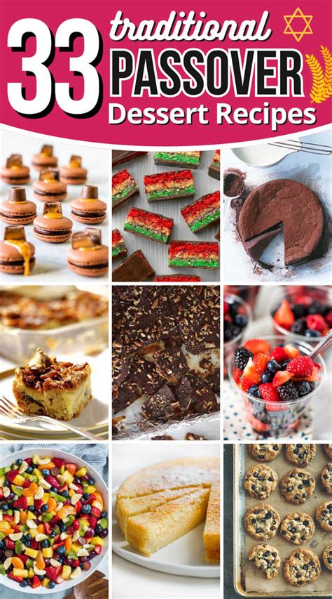 33 Delicious Passover Desserts To Sweeten Your Holiday