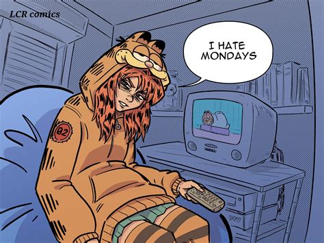 Lcr Comics Garfield Character Rei Chikita Souryuu Asuka Langley Garfield Neon Genesis