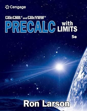 Precalculus With Limits Larson Ron 9780357457856 Amazon Com Books