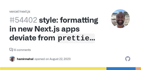 Style Formatting In New Next Js Apps Deviate From `prettier` Defaults