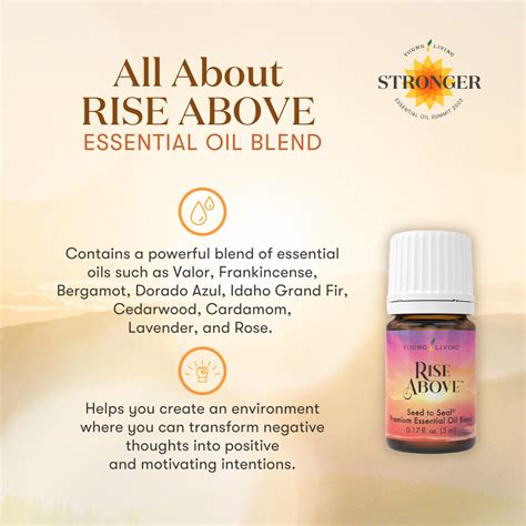 Rise Above Essential Oil Blend Young Living Singapore