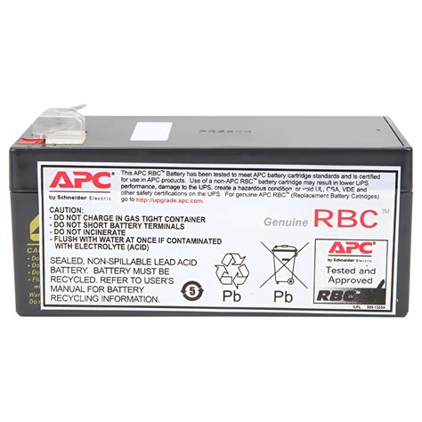 Apc Ups Battery Replacement For Home Use With Back Ups Computer Models Be350g Rbc35 Power