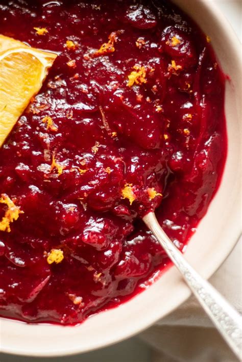 Cranberry Orange Sauce Our Balanced Bowl