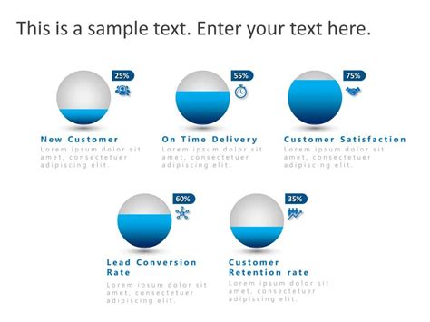 Key Metrics Performance Powerpoint Template