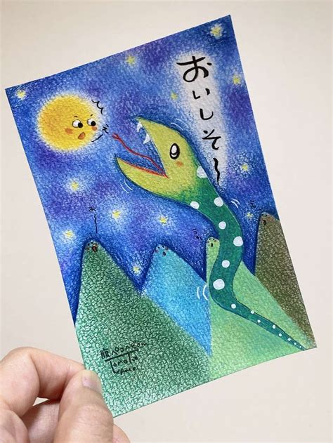 来年の干支 ヘビの絵の意味 【ホスピタルアート】興味があれば取り敢えずやってみる！とその次の未来が変化する。 やのともこ Shopandgallery