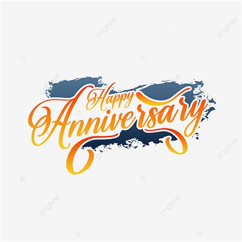 Anniversary Stickers Png Picture Happy Anniversary Yellow Lettering
