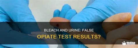 Bleach And Urine False Opiate Test Results Medshun