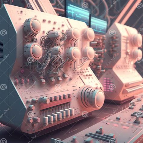 Futuristic Modular Synthesizer Stock Image Image Of Futuristic