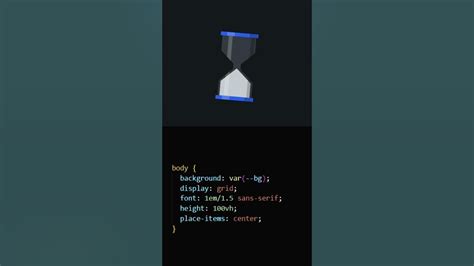 Create Engaging Timeout Animation Using Html And Css ⏳ Coding Python Html Youtube