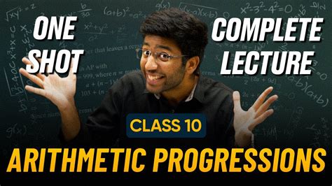 Arithmetic Progression Class 10 In One Shot 🔥 Class 10 Maths Chapter 5 Ap Shobhit Nirwan