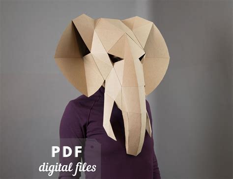 Cardboard Mask Template Free Printable Shop On Pinterest