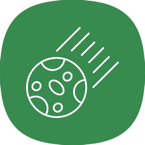 Asteroid Line Curve Icon 42793586 Vector Art At Vecteezy