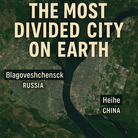 The Most Divided City On Earth Where Russia And China Stare Across A River