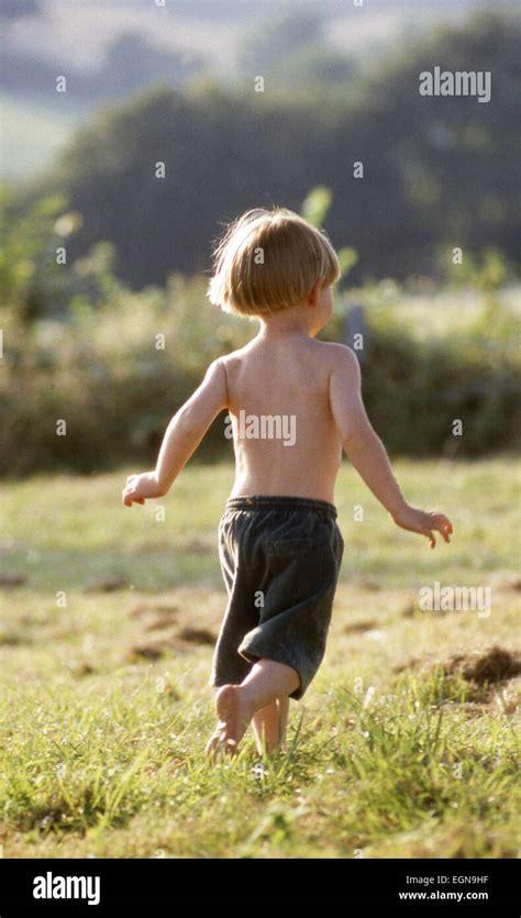 Boy Running Away