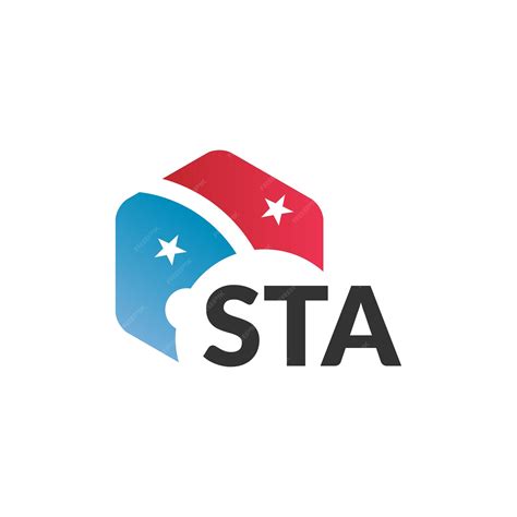 Premium Vector Sta Letter Logo Design On White Background Creative