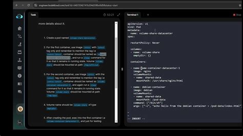 Kodekloudengineer Level 2 Task 1 Kubernetes Shared Volume Youtube