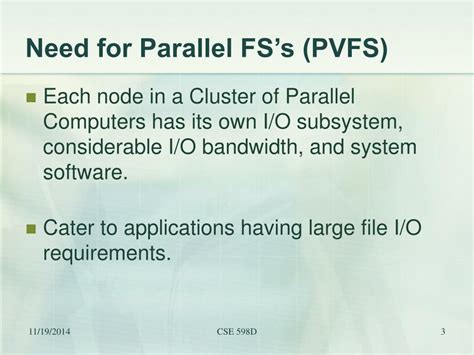 Ppt Pvfs A Parallel File System For Linux Clusters Powerpoint