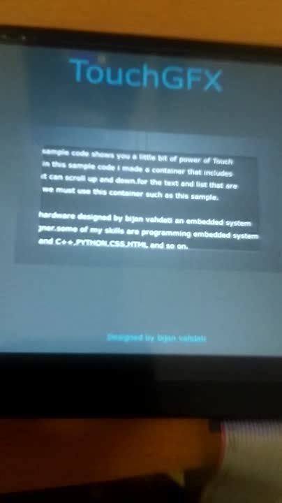 Bijan Vahdati On Linkedin Touchgfx Stm32 Hmi Monitoring