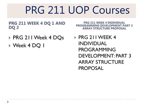 Ppt Prg 211 Uop Courses Uoptutorial Powerpoint Presentation Free