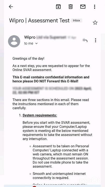 Wipro Svar Mail Wipro Ytshorts Shorts Shortvideo Viralshort