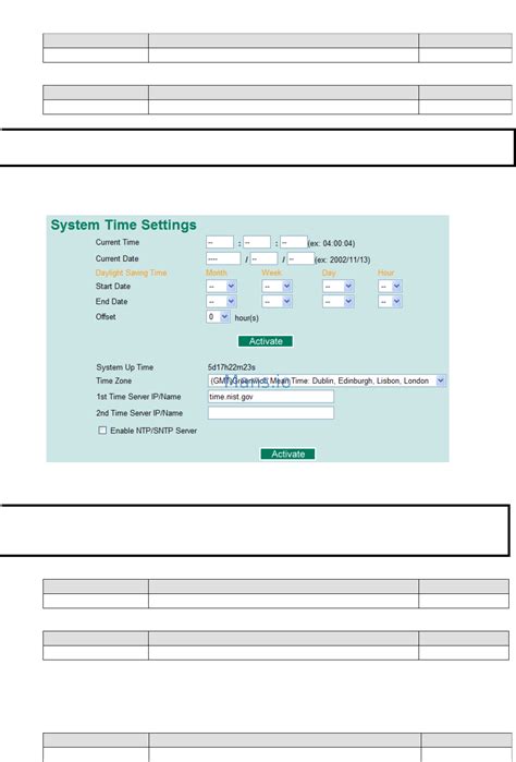 Moxa TN 5818A 2GTXBP WV T 21 111 System Time Settings