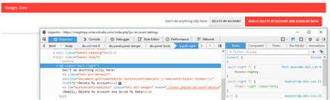 Javascript Firefox Is Not Obeying Html5 Hidden Attribute When Using