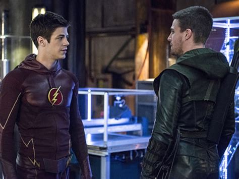 Stephen Amell And Grant Gustin Tease The Flash And Arrow Crossover