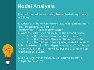 Mesh Analysis And Nodal Analysis PPTX