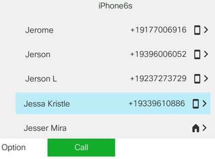 Manage Mobile Contacts On A Cisco IP Phone Series Multiplatform Phone Cisco