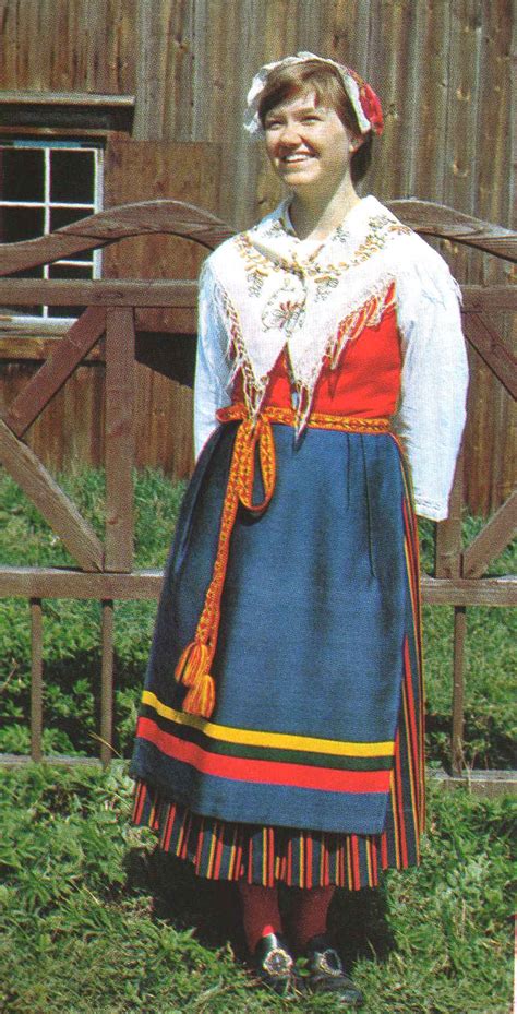 Ingå Folkdräkt Inkoon Kansallispuku Ingå Folk Costume One Of Many