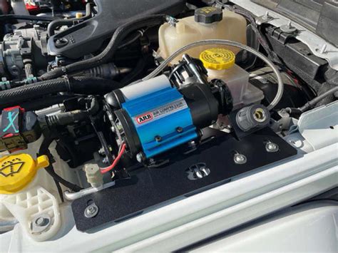 813 Uhm Sngl 0000 V2 Under Hood Arb Compressor Mount Gen 2 Jeep Jl And Jt