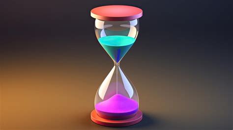 Premium Photo Hourglass Counting Down The Time To Expiration Ability
