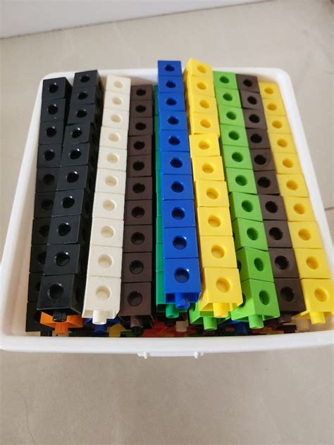 Math Cube Counters Hobbies And Toys Toys And Games On Carousell